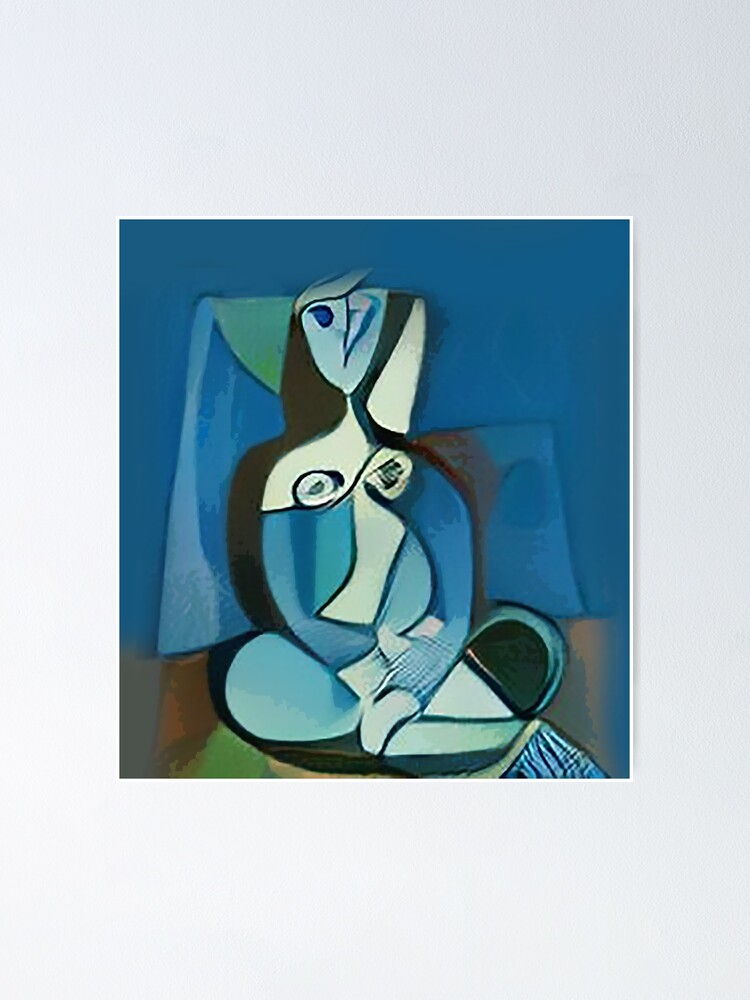 Póster «Impresionante Neo Cubismo Pintura Abstracta Arte Moderno ...