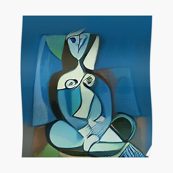 Póster «Impresionante Neo Cubismo Pintura Abstracta Arte Moderno ...