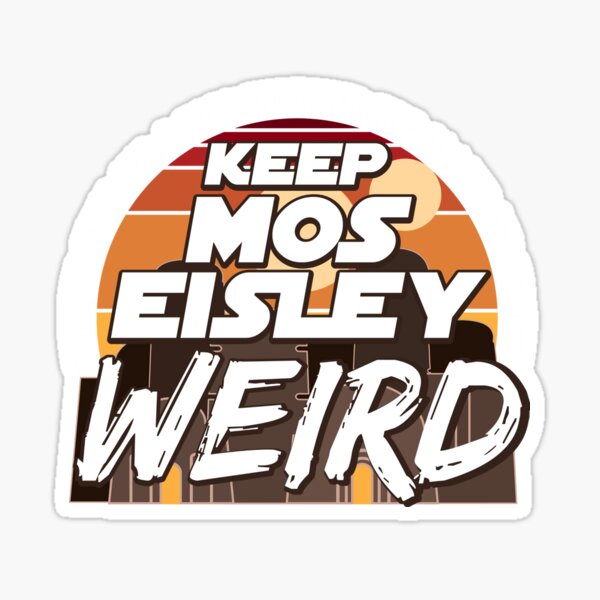 "Funny Gifts Mos Eisley Alien Cantina Retro Wave" Sticker for Sale by ...