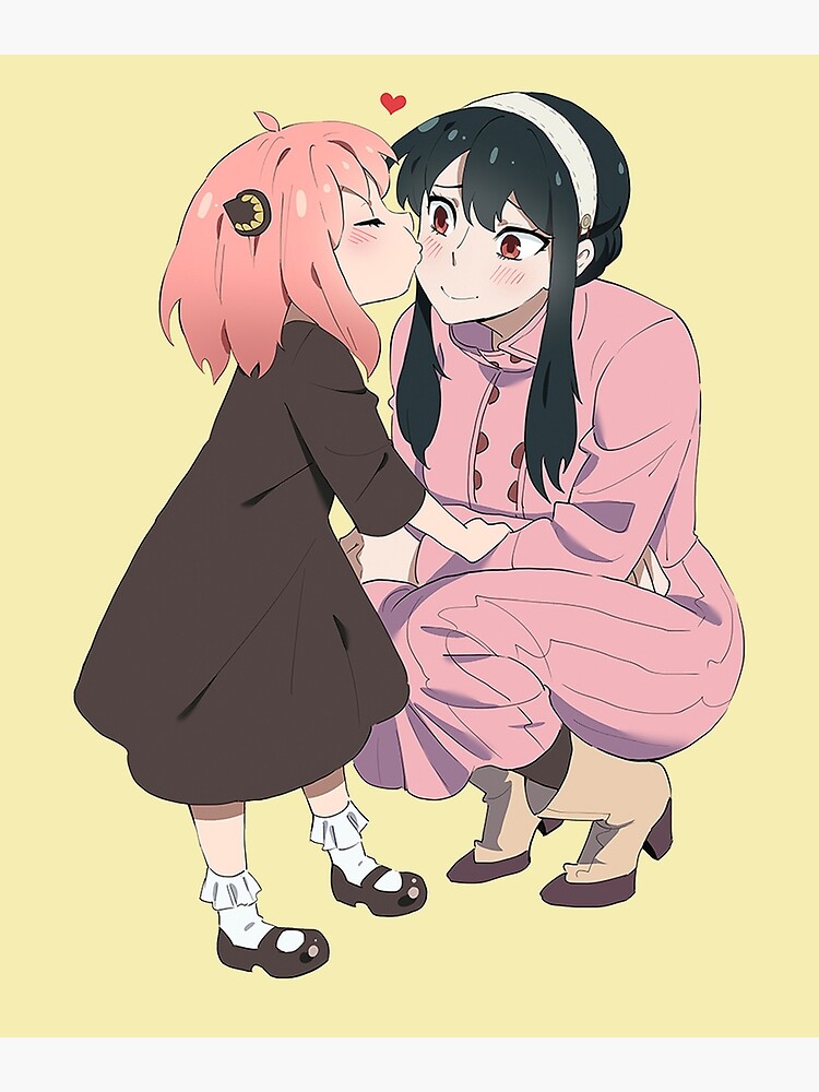 "Spy X Family Anya Forger love mom" Poster for Sale by Huong539 | Redbubble