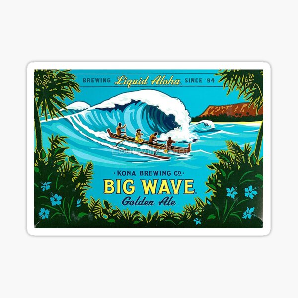 "Big Wave" Sticker for Sale by cindywymer | Redbubble