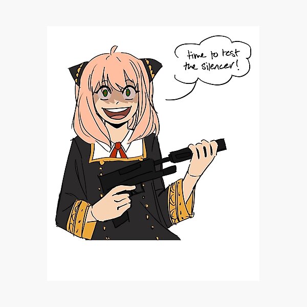 "SPY X FAMILY Anya Forger meme" Photographic Print for Sale by Huong539 ...