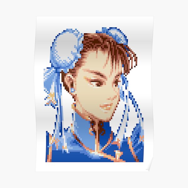 "Super Street Fighter II - Chun Li" Poster for Sale by pixel8tees ...