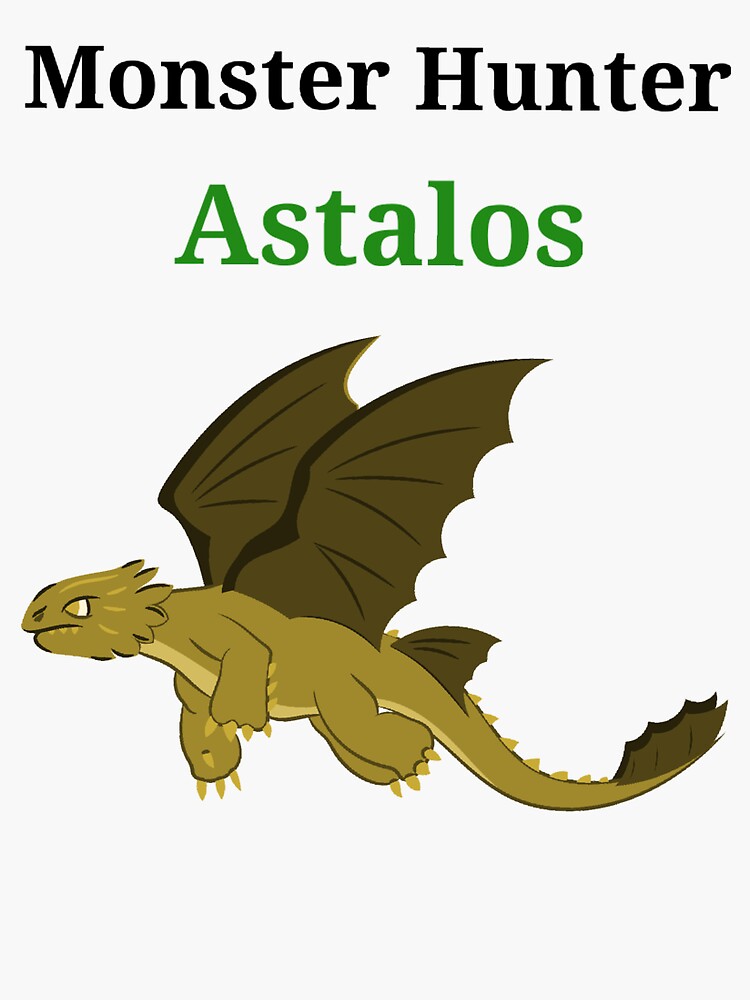 "Monster Hunter Astalos new design " Sticker for Sale by ...