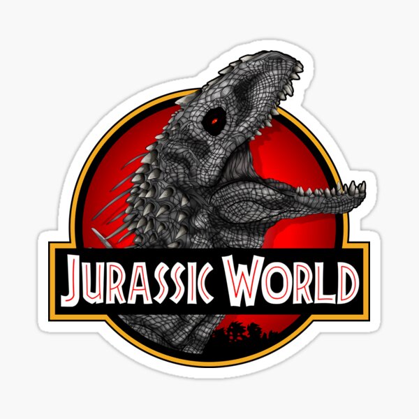 "Jurrassix World Dino Indominus-Rex" Sticker for Sale by JamesHarrisoji ...