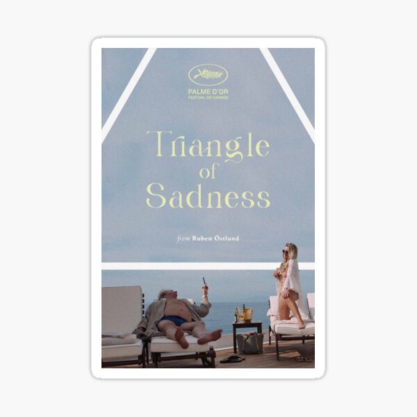 "Triangle Sad" Sticker for Sale by wautierhsm | Redbubble