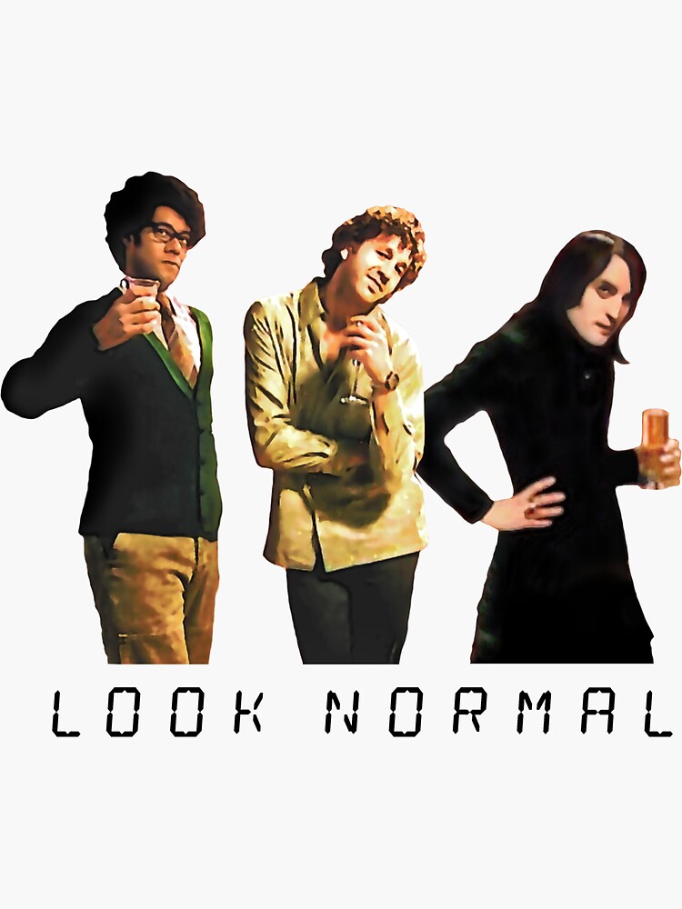 "Look Normal - The IT Crowd" Sticker for Sale by vincentmuller | Redbubble