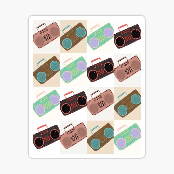 "Original Music Tape recorder" Sticker for Sale by ARTIZYN | Redbubble