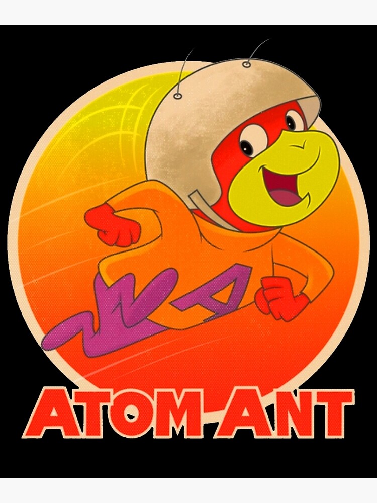"Atom ANT - TV Cartoons" Poster for Sale by lucretiame | Redbubble