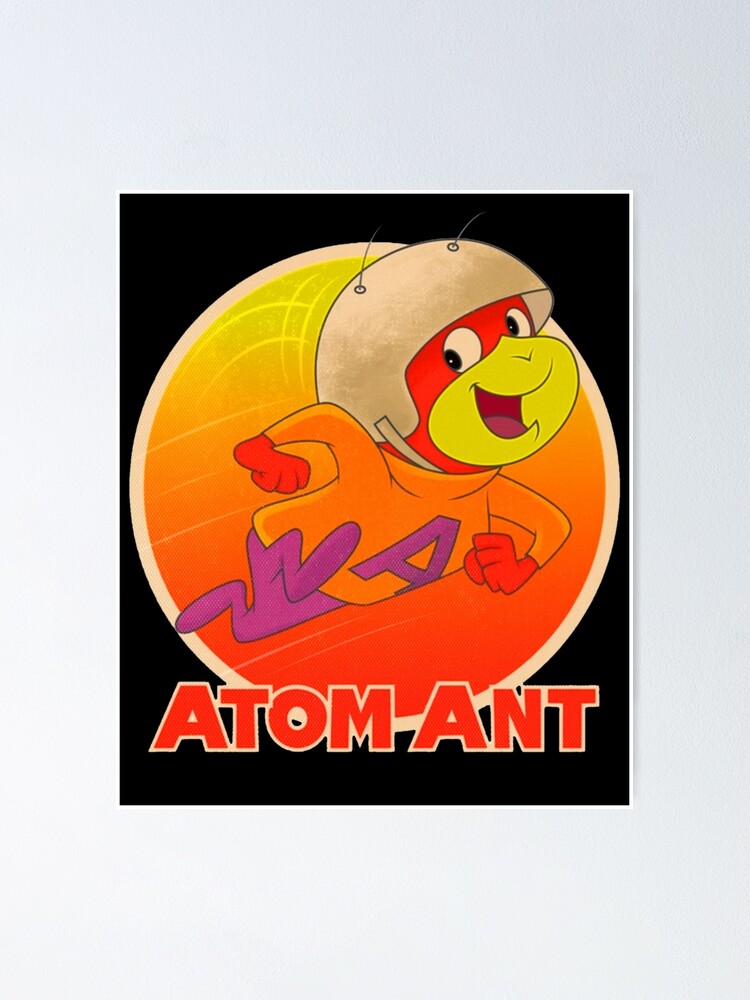 "Atom ANT - TV Cartoons" Poster for Sale by lucretiame | Redbubble