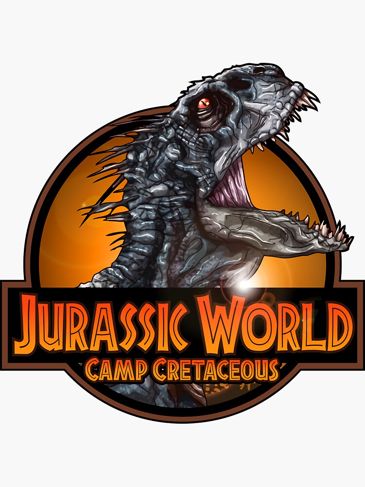 "Jurrassix World Cretaceous/Scorpius-Rex" Sticker for Sale by ...