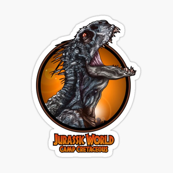 "Jurrassix World Cretaceous/Scorpius-Rex" Sticker for Sale by ...