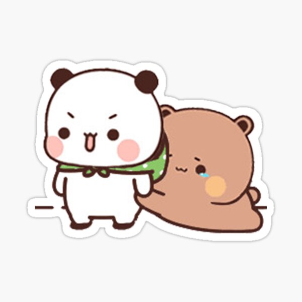 "Cute Dudu Don't Want Bubu Leave" Sticker for Sale by gingersweet ...