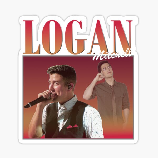 "logan btr " Sticker for Sale by ReidLucille | Redbubble