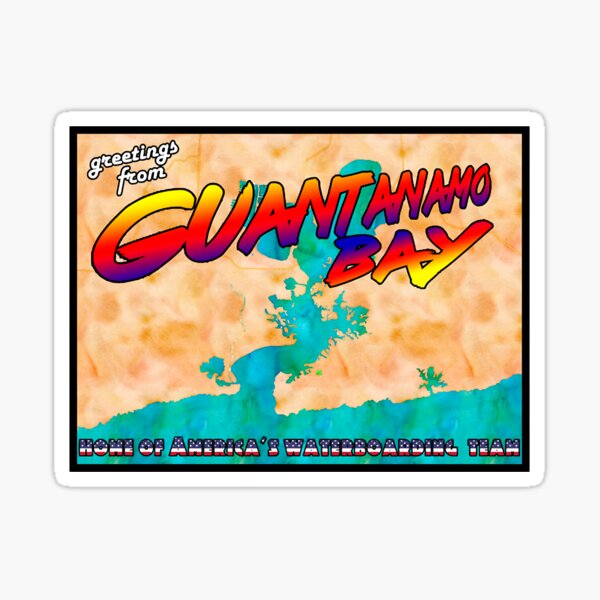 "Guantanamo Bay waterboarding " Sticker for Sale by EdwardBachand ...