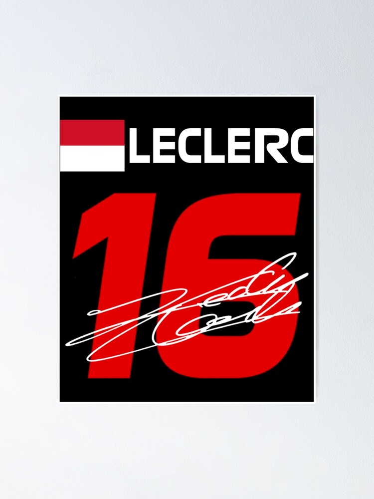 "LECLERC 16 F1 2022 " Poster for Sale by JaninaryHm2 | Redbubble