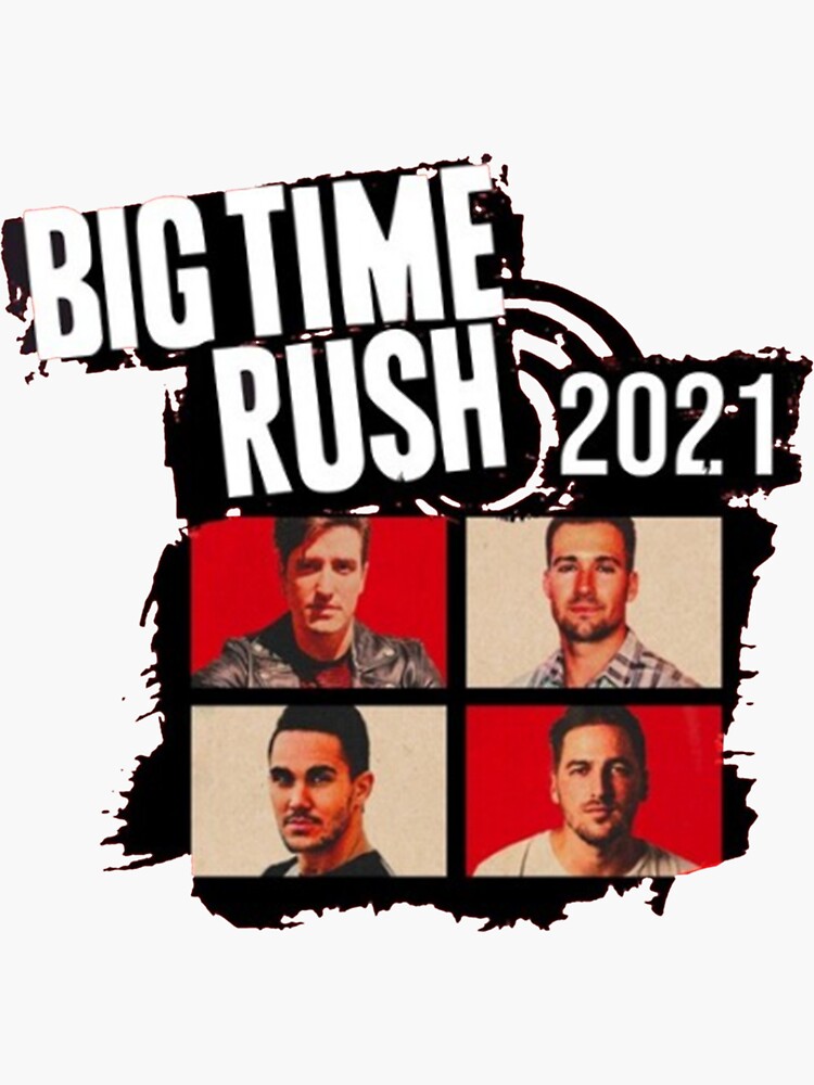 "big time rush" Sticker for Sale by ReidLucille | Redbubble