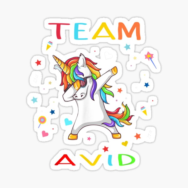 "AVID Shirt - Team AVID Back to School shirt" Sticker for Sale by ...