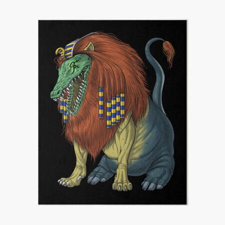 "Egyptian Mythology Creature Ammit" Art Board Print for Sale by ...