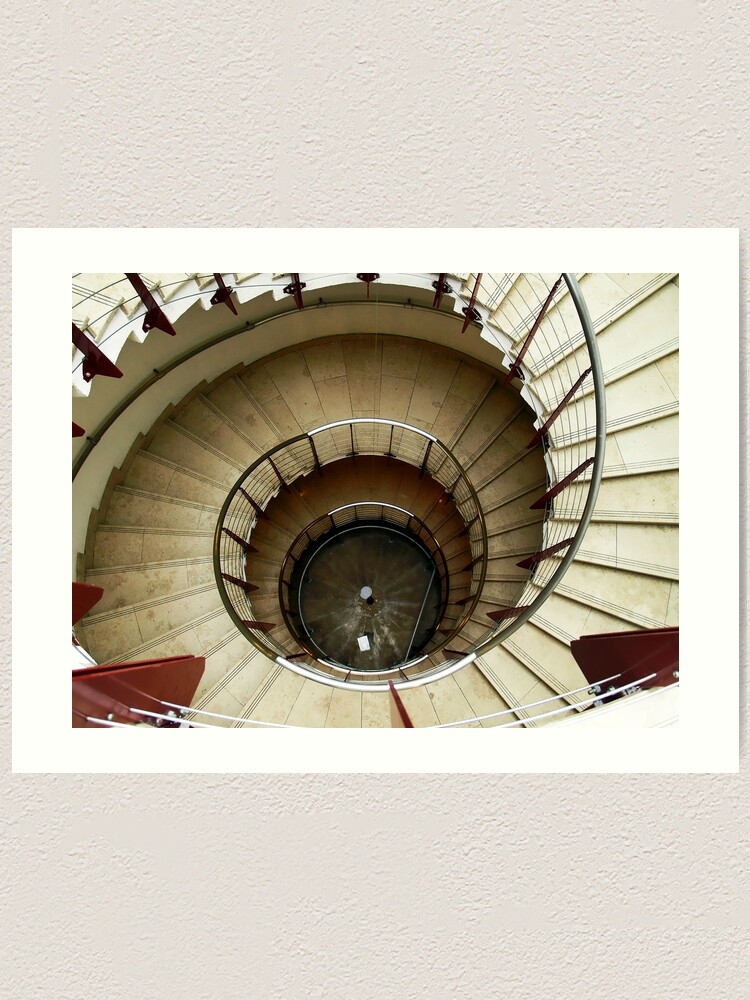 "Golden ratio spiral staircase" Art Print for Sale by anitastrifler ...