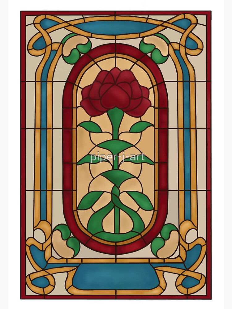 "Stranger things stained glass window " Art Print for Sale by piper-j ...