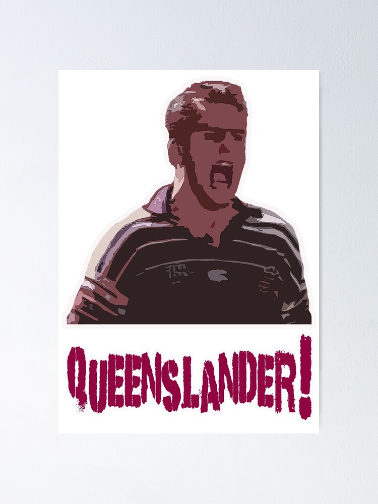 "Queenslander! Origin great - Billy Moore" Poster for Sale by Retro ...