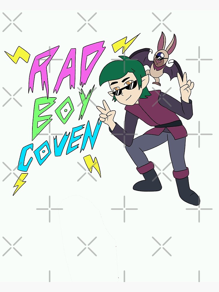 "Edric Blight, Rad Boy Coven" Art Print for Sale by crawlingrot | Redbubble
