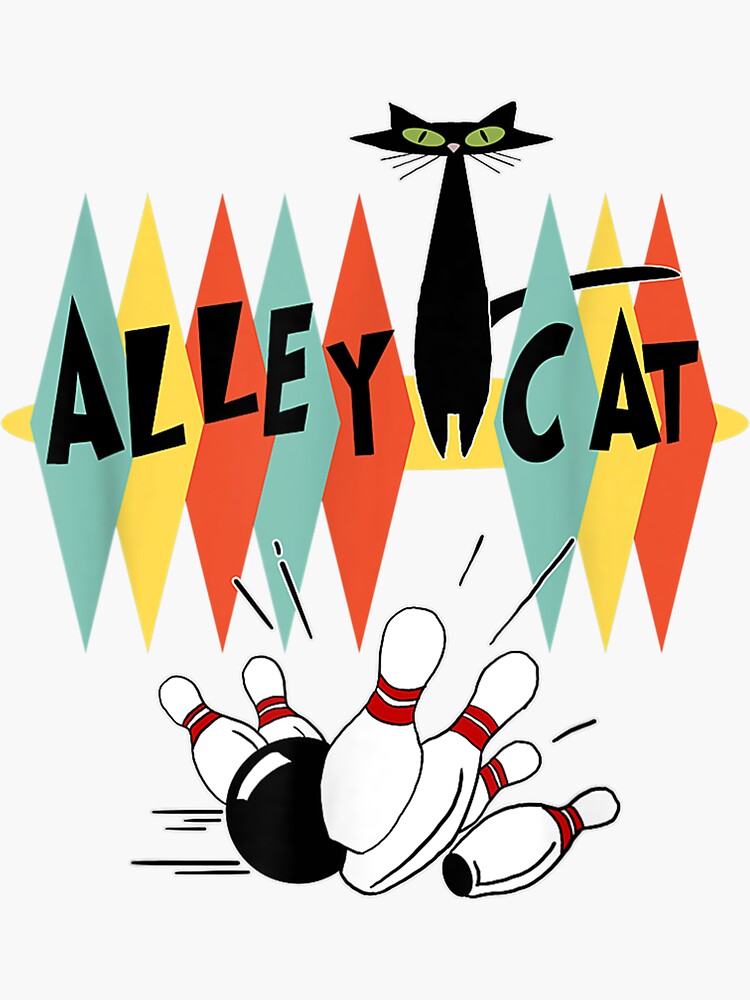 "Alley Cat" Sticker for Sale by maxwellkbtama | Redbubble