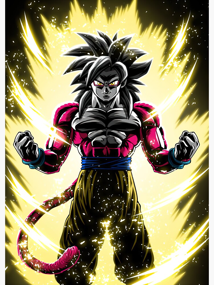"Super SSJ4" Sticker for Sale by DavidBenson47 | Redbubble