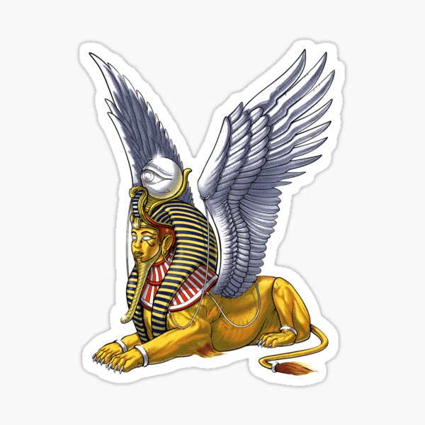 "Ancient Egyptian Sphinx" Sticker for Sale by underheaven | Redbubble