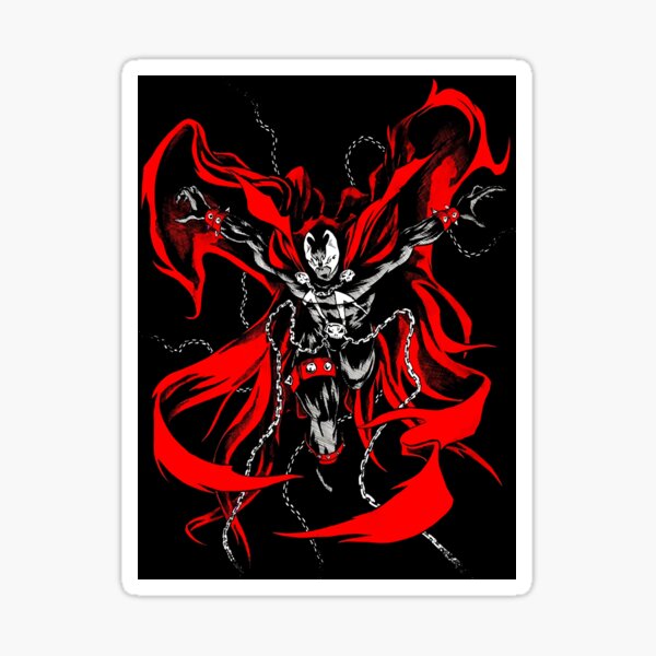 "Hellspawn Poster" Sticker for Sale by sussexlalonei | Redbubble