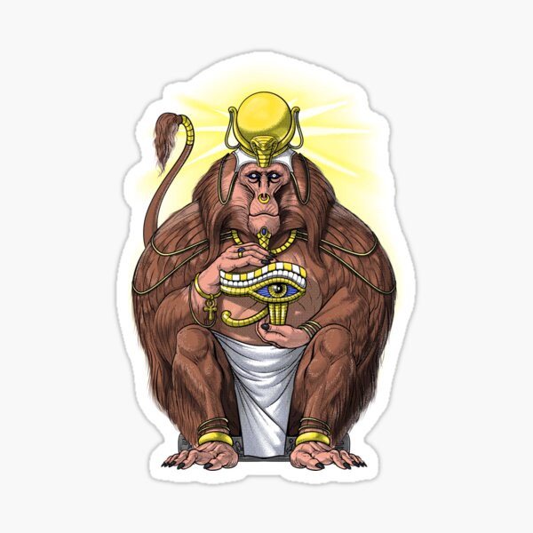 "Ancient Egyptian Deity Aani" Sticker for Sale by underheaven | Redbubble