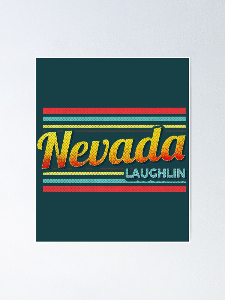 "Laughlin Nevada Vintage Souvenir 70S 80S Style" Poster for Sale by ...