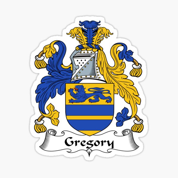 "Gregory" Sticker by HaroldHeraldry | Redbubble