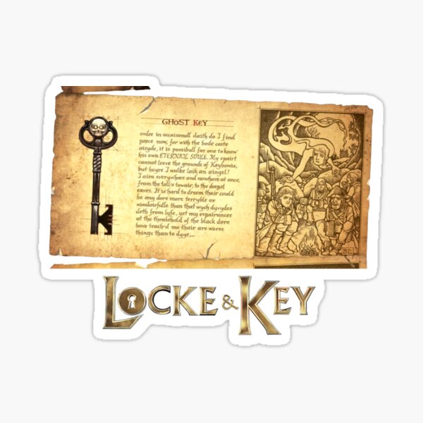 "Locke and key" Sticker for Sale by WeaveSmart | Redbubble