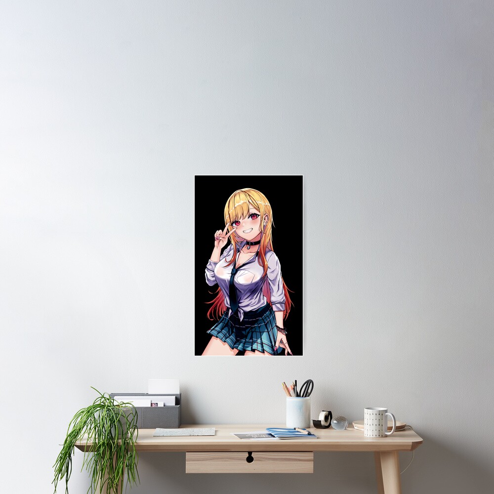 "Marin Kitagawa Anime Waifu" Poster for Sale by JulieGoodman92 | Redbubble