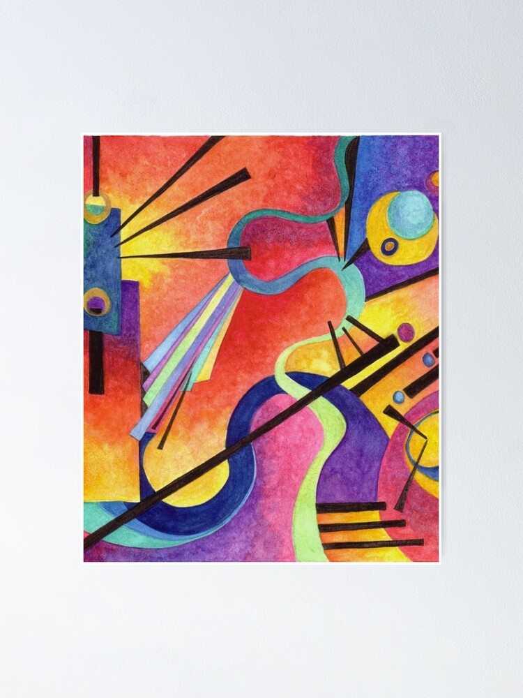 "Grouping art by wassily kandinsky classic poster " Poster for Sale by ...