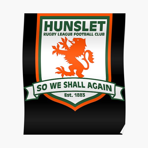 "Hunslet Rugby League Football Club" Poster for Sale by MatthewDKasper ...