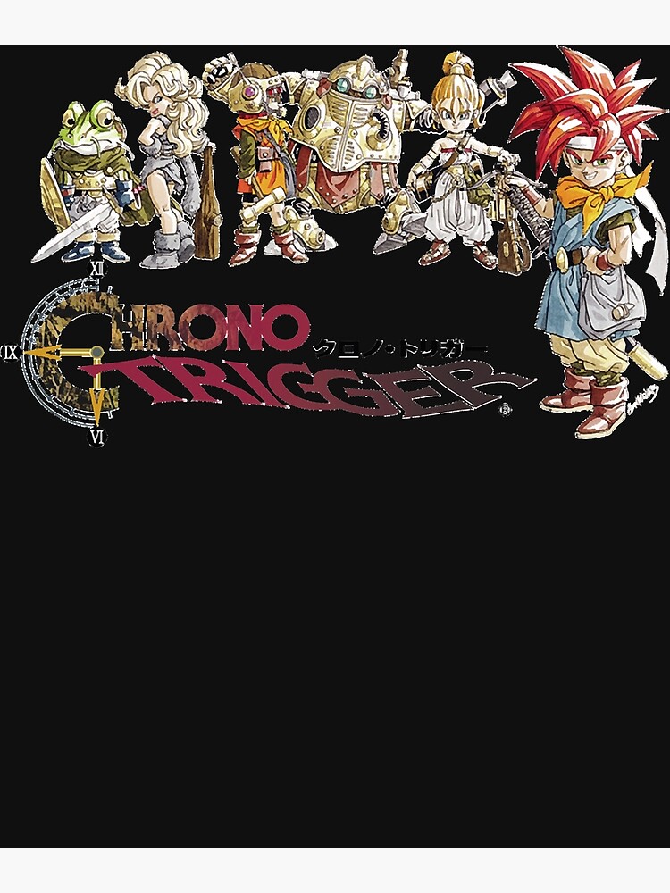 "Chrono trigger logo" Poster for Sale by HervinAiten43 | Redbubble