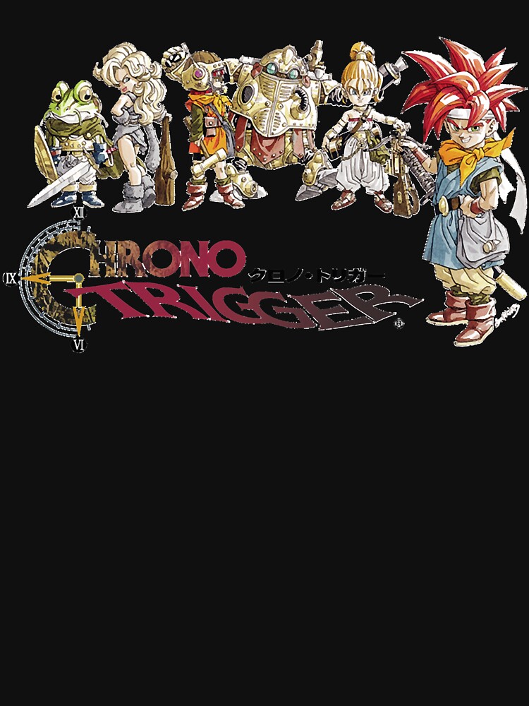 "Chrono trigger logo" T-shirt for Sale by HervinAiten43 | Redbubble ...