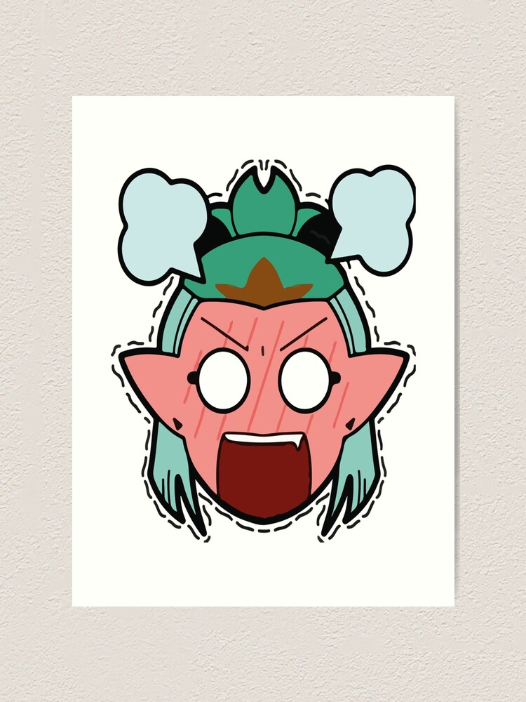 "Angry Amity Blight !! The Owl House " Art Print for Sale by ...