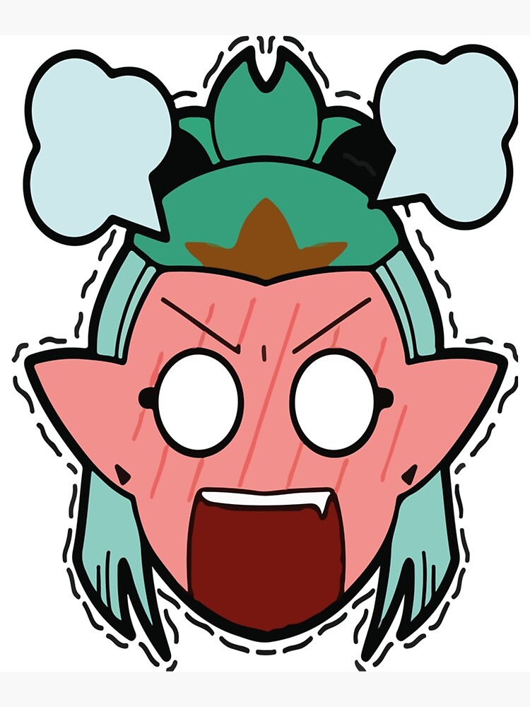 "Angry Amity Blight !! The Owl House " Art Print for Sale by ...