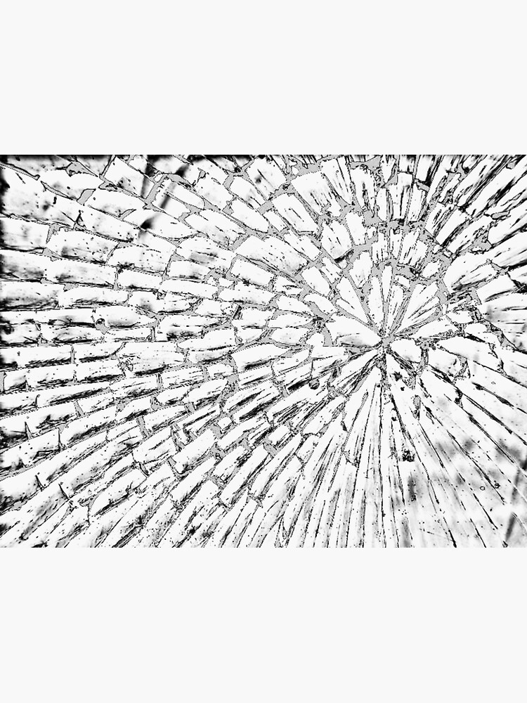 "broken glass prank 3" Sticker for Sale by SohaibHania | Redbubble