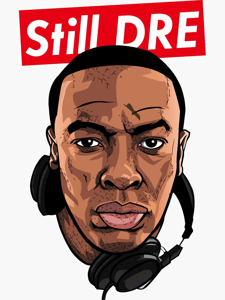 "DR. DRE" Sticker for Sale by jamilahnabila | Redbubble