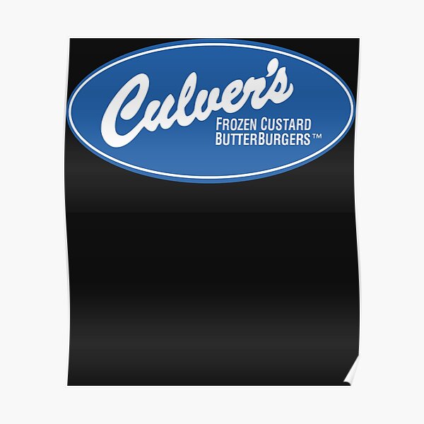 "Culver's logo" Poster for Sale by SandiAdams342 | Redbubble