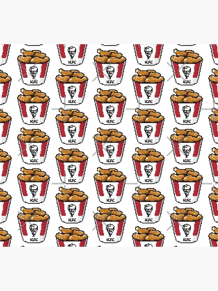 KFC Bucket Pixel Art Socks