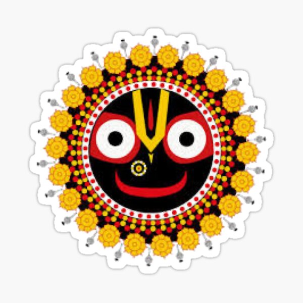 "Lord Jagannath " Sticker for Sale by XyphossGifts | Redbubble