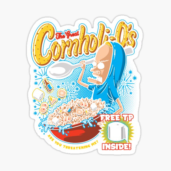 "Cornholio's" Sticker for Sale by morgams | Redbubble