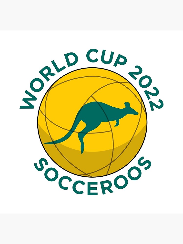 Póster «Copa Mundial de Fútbol 2022 - Australia Socceroos (texto verde ...