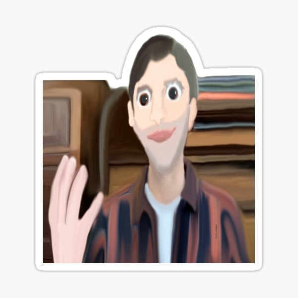 "An Artist Explains Ideas" Sticker for Sale by kristalcurt | Redbubble